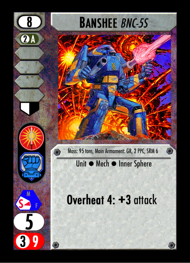 Battletech: Tactics 2 – Steiner Basic Deck – Adventure Game Source