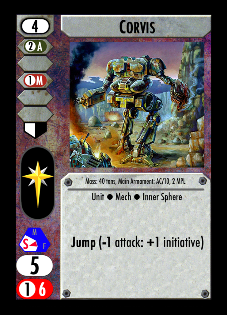 Battletech: Tactics 2 Decks – Basic Wolf – Adventure Game Source